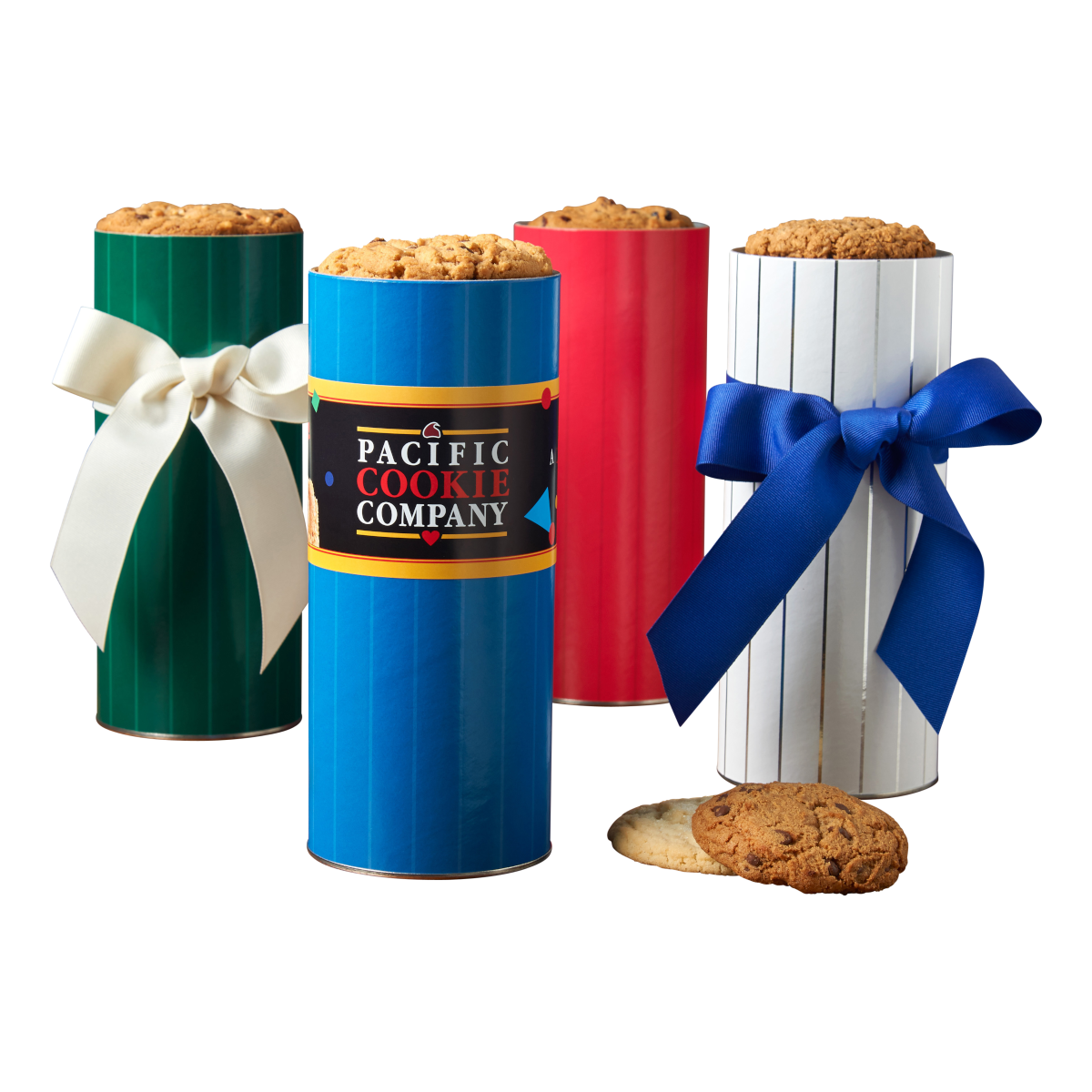 Pinstripe Cookie Gift Tower | Pacific Cookie Company